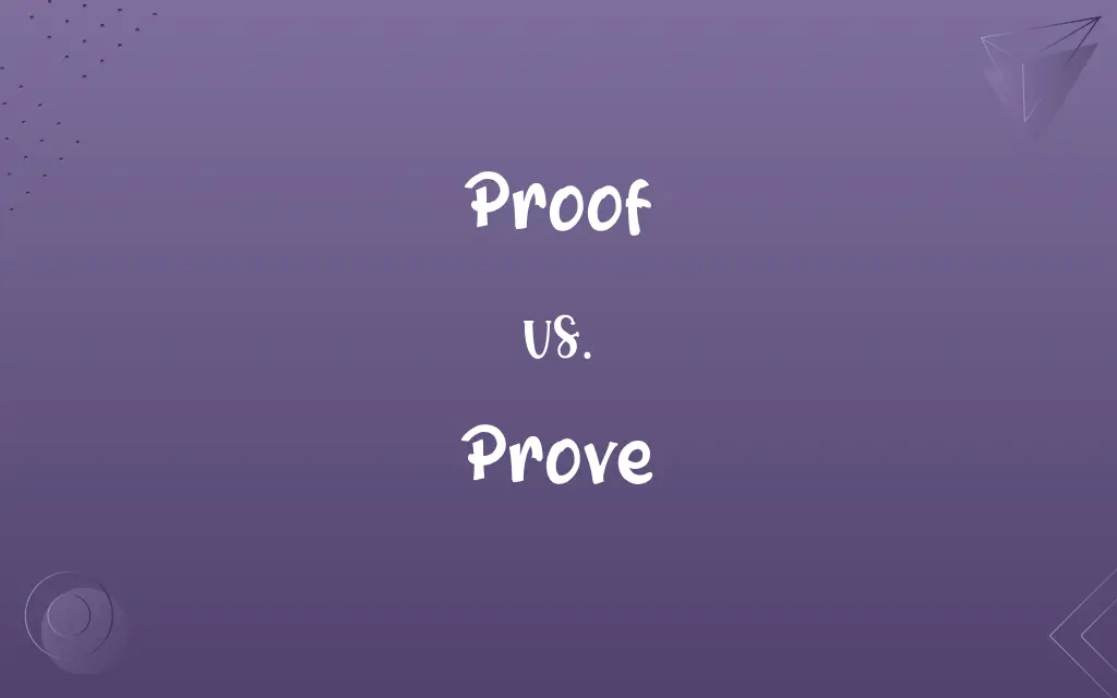 Proof Vs Prove Know The Difference Proof Vs Prove Know The Difference